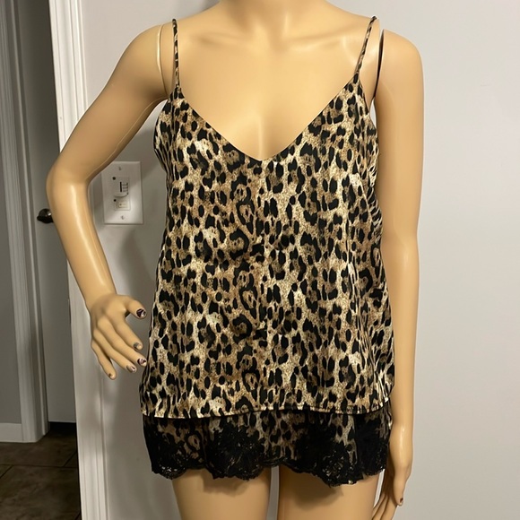 Zara | Tops | Zara Leopard Animal Print Camisole Tank Xs Nwt | Poshmark